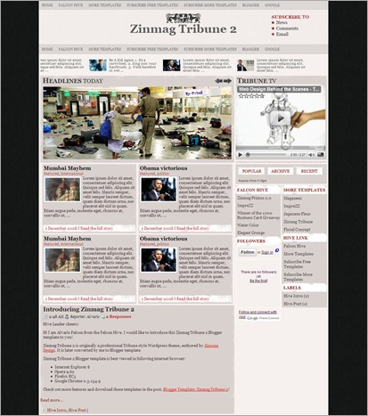 Zinmag Tribune 2.0